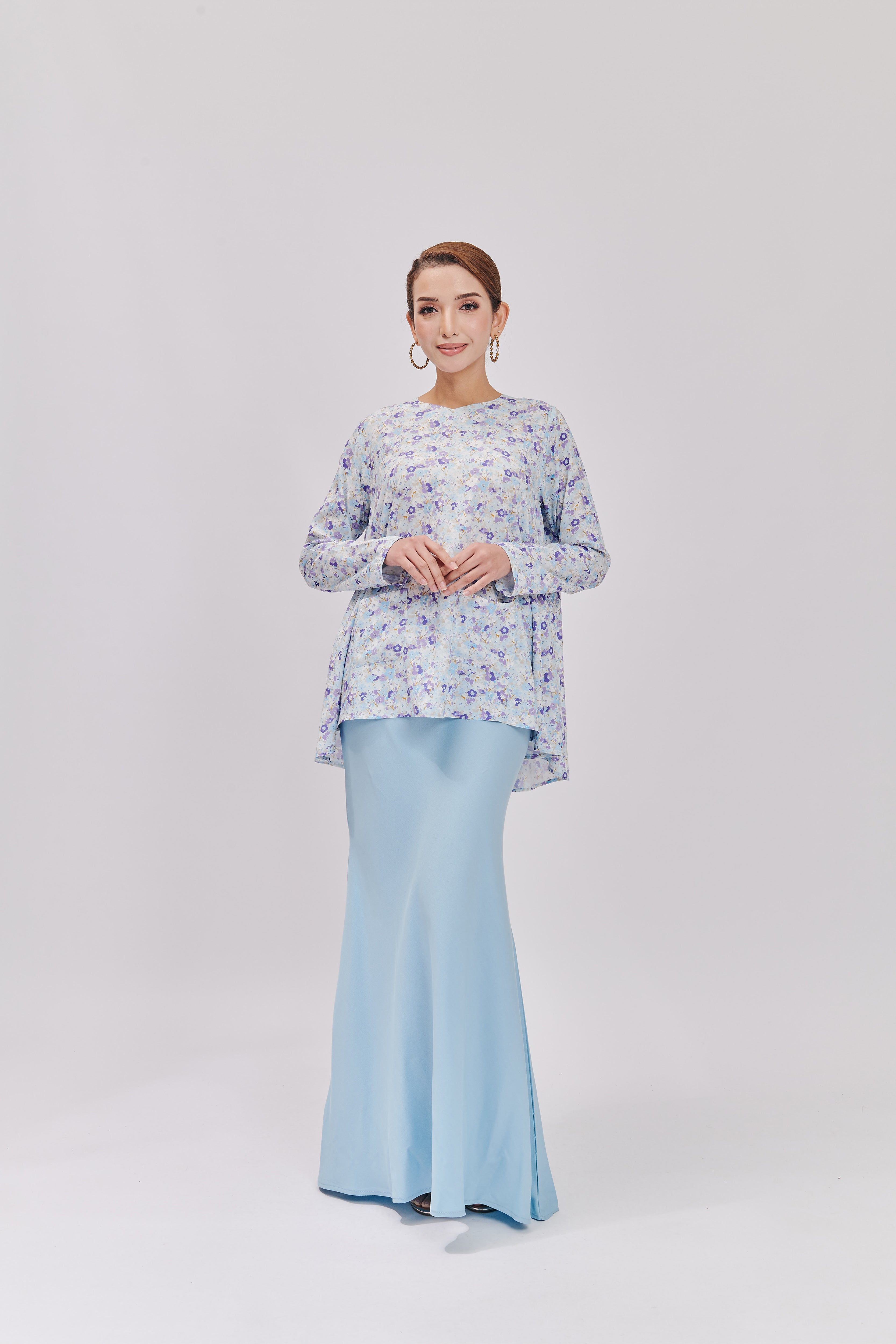 CUTESY Kurung Women - Blue Lily – Hollakidz