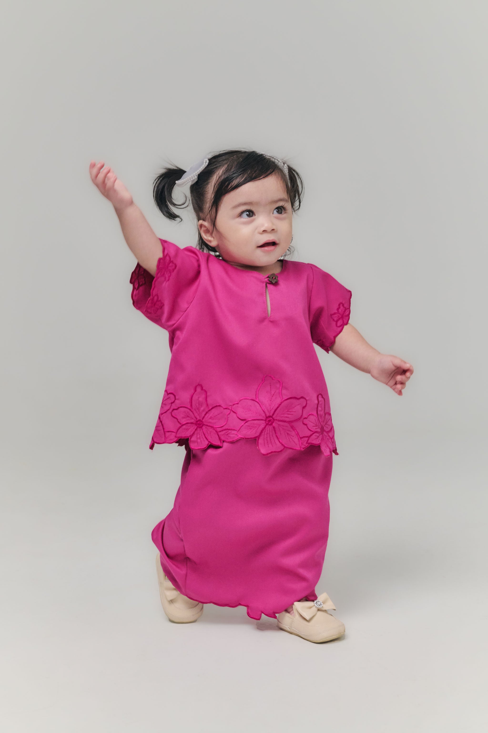 NADA Kurung Kedah Girl - Magenta Pink – Hollakidz