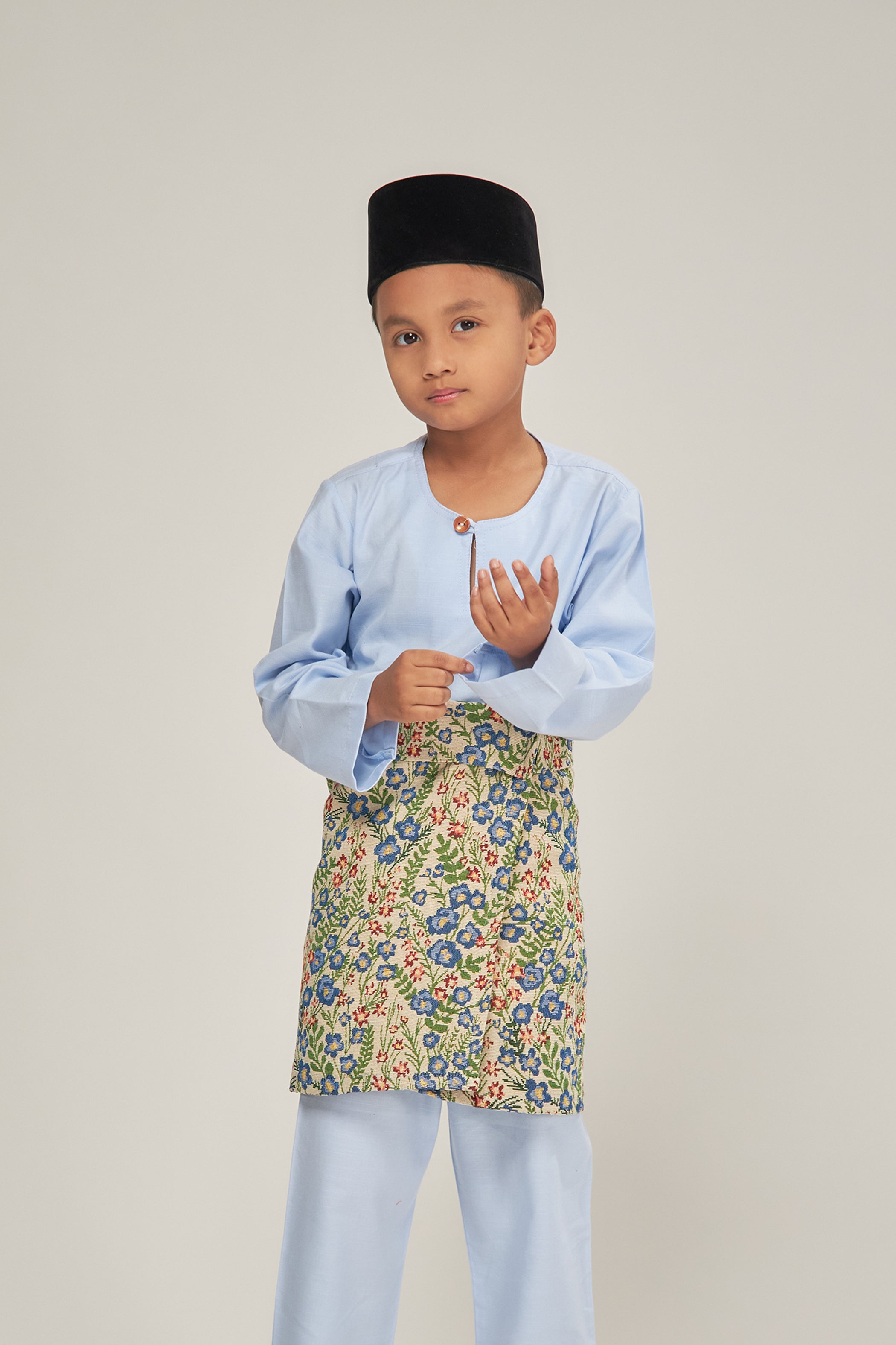 ELHAN Baju Melayu - Baby Blue – Hollakidz