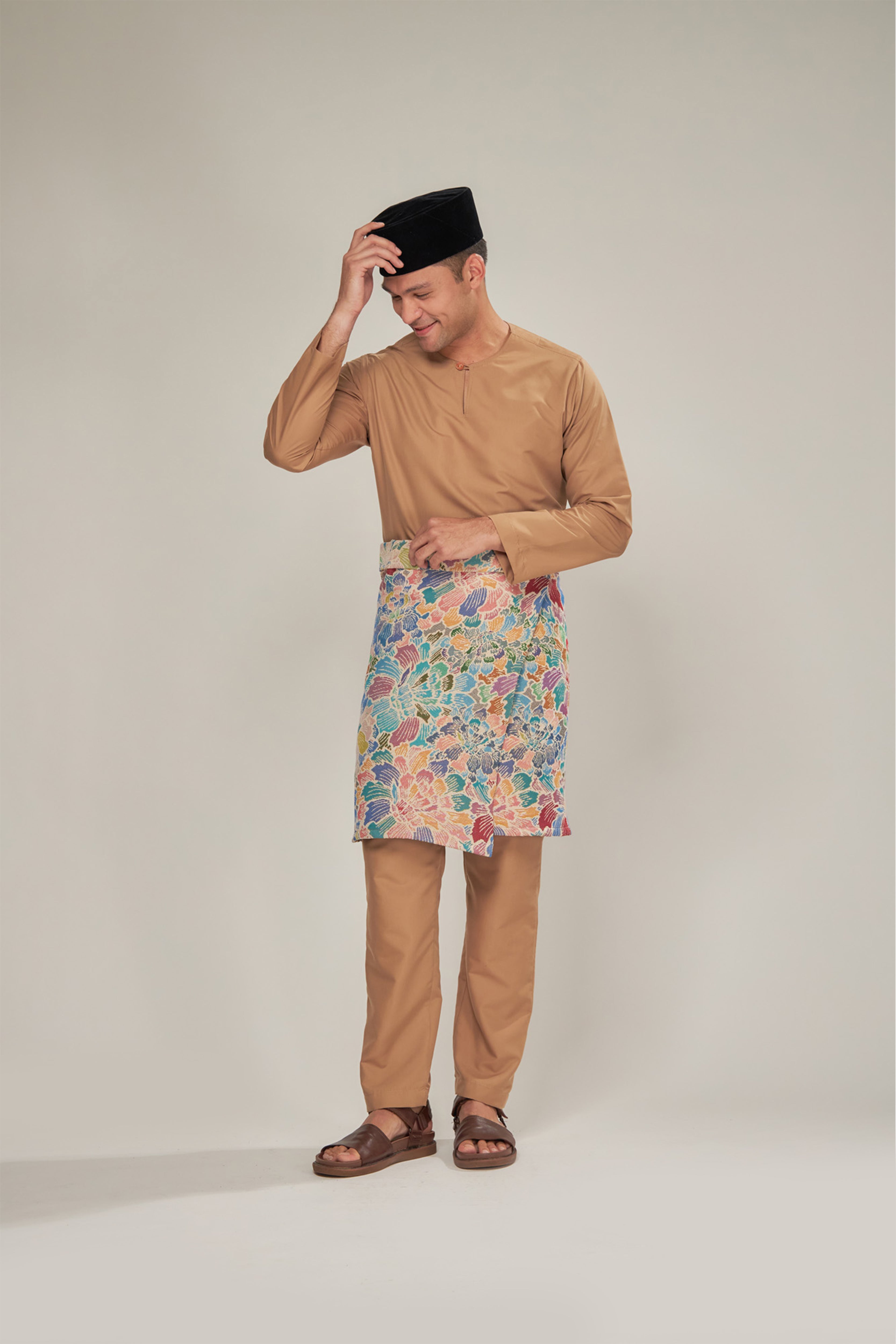 ELHAN Baju Melayu Men - Brown Sugar – Hollakidz